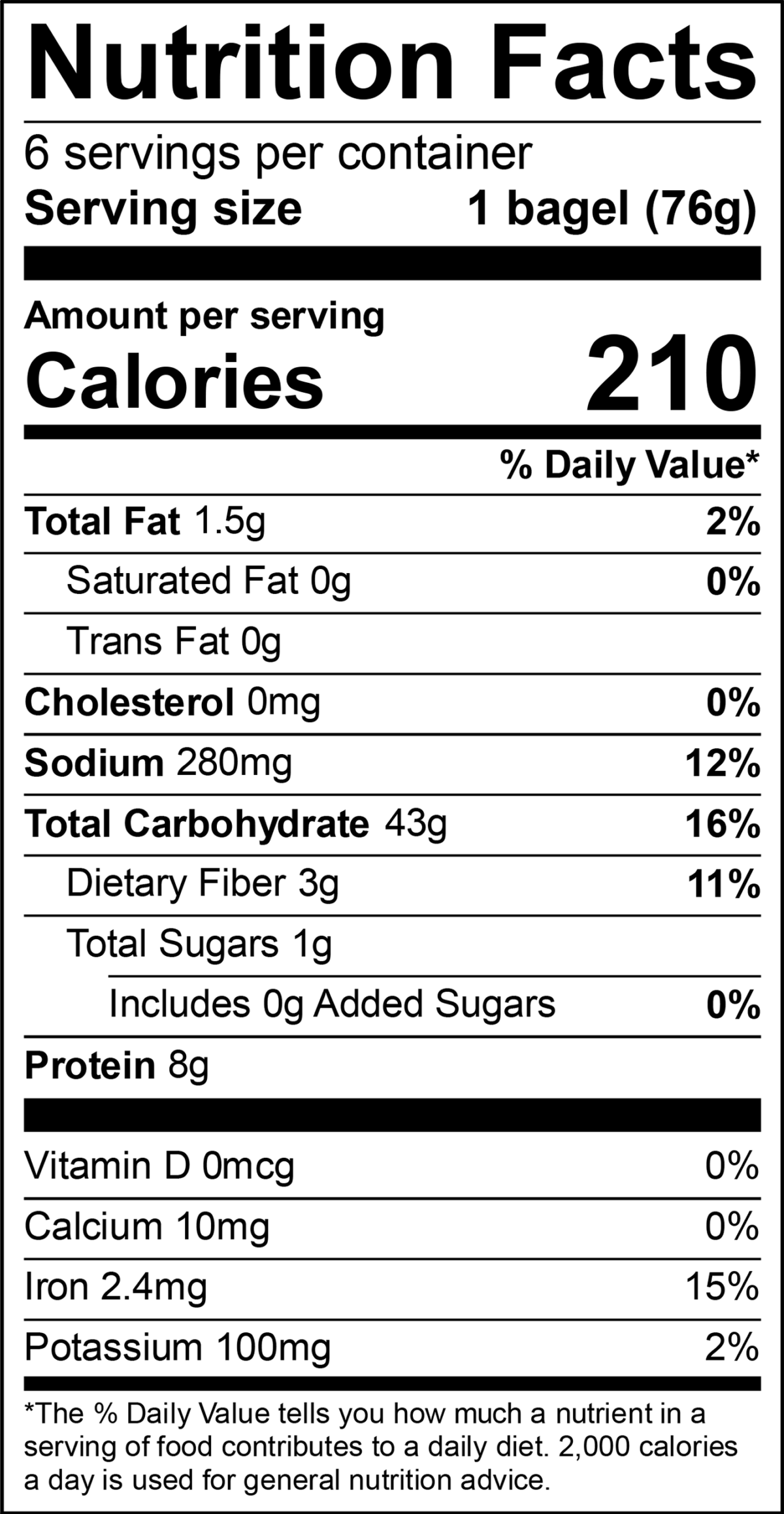 All Natural Plain Millet Bagels - DeLand Bakery